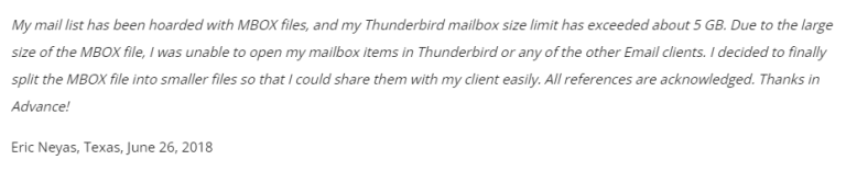 Split MBOX File Into Smaller Files - An Effective Ways